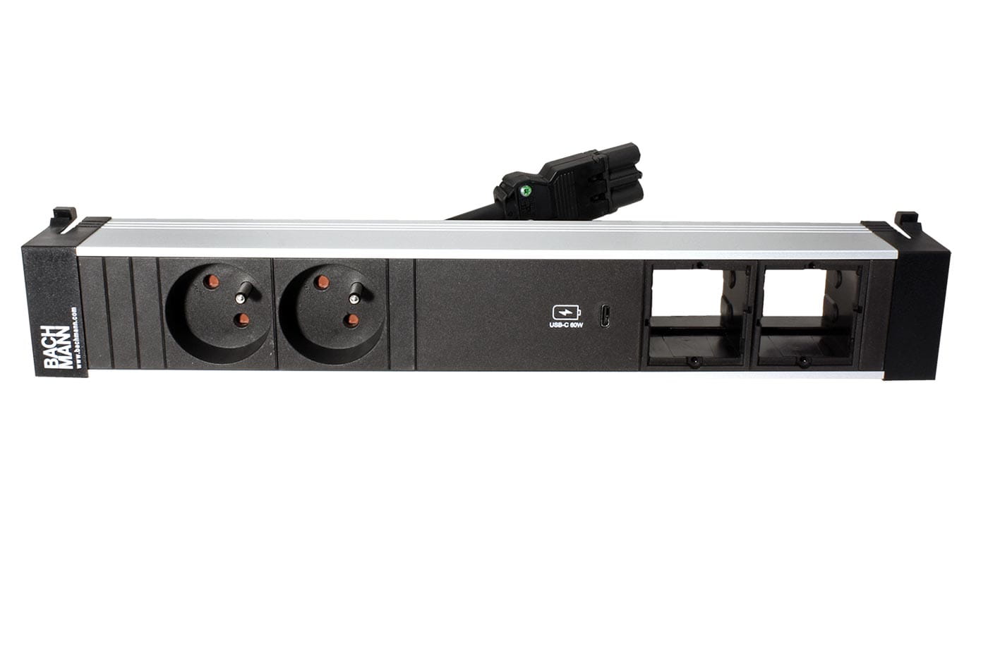 BACHMANN POWER FRAME listwa zasilająca 6-mod: 2x230V+USB (C/60W)+2x ...